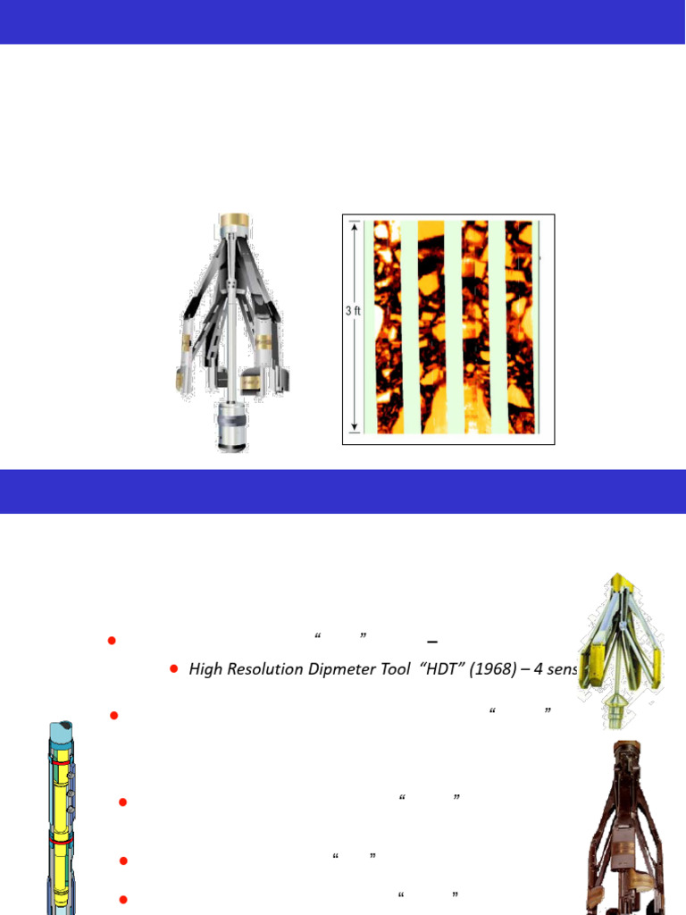 Dipmeter Borehole Imaging Tools 1703640018 | PDF