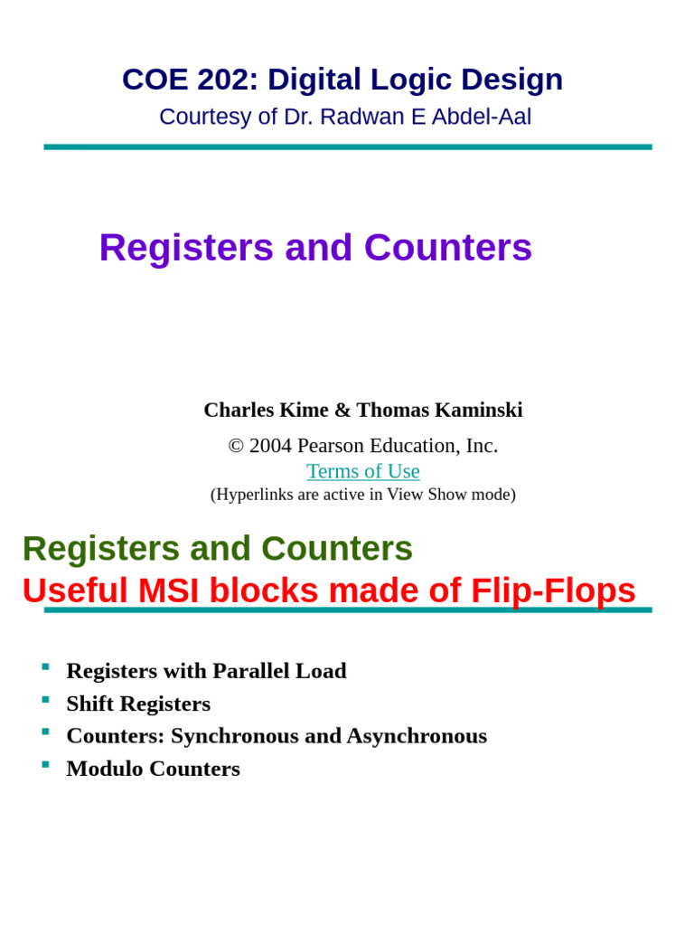 Unit10-Registers and Counters | PDF