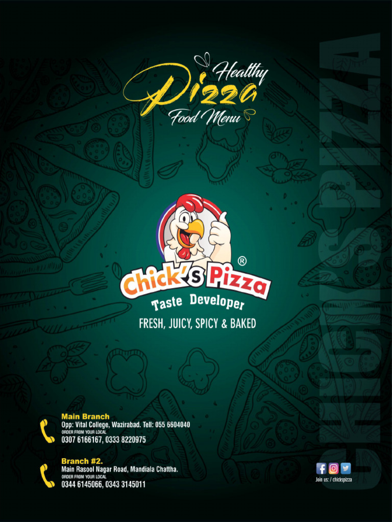 Menu Chick's Pizza | PDF
