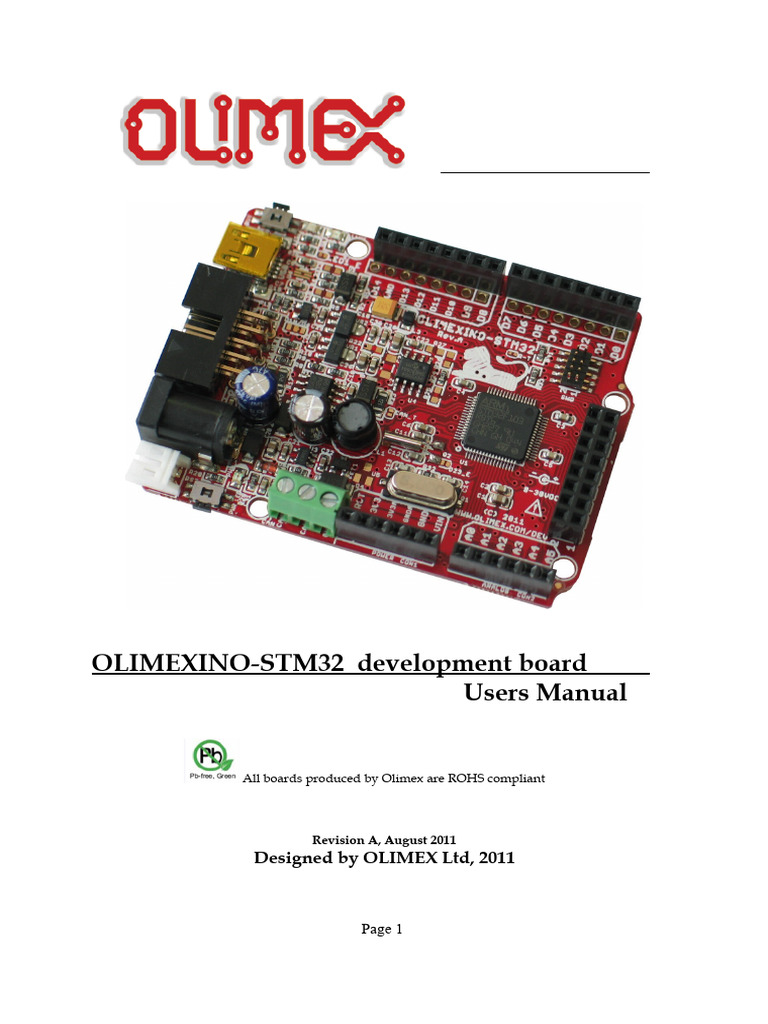 Olimexino STM32 | PDF