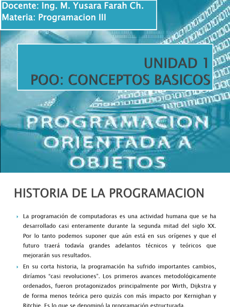 Tema1-Historia de La Programacion | PDF