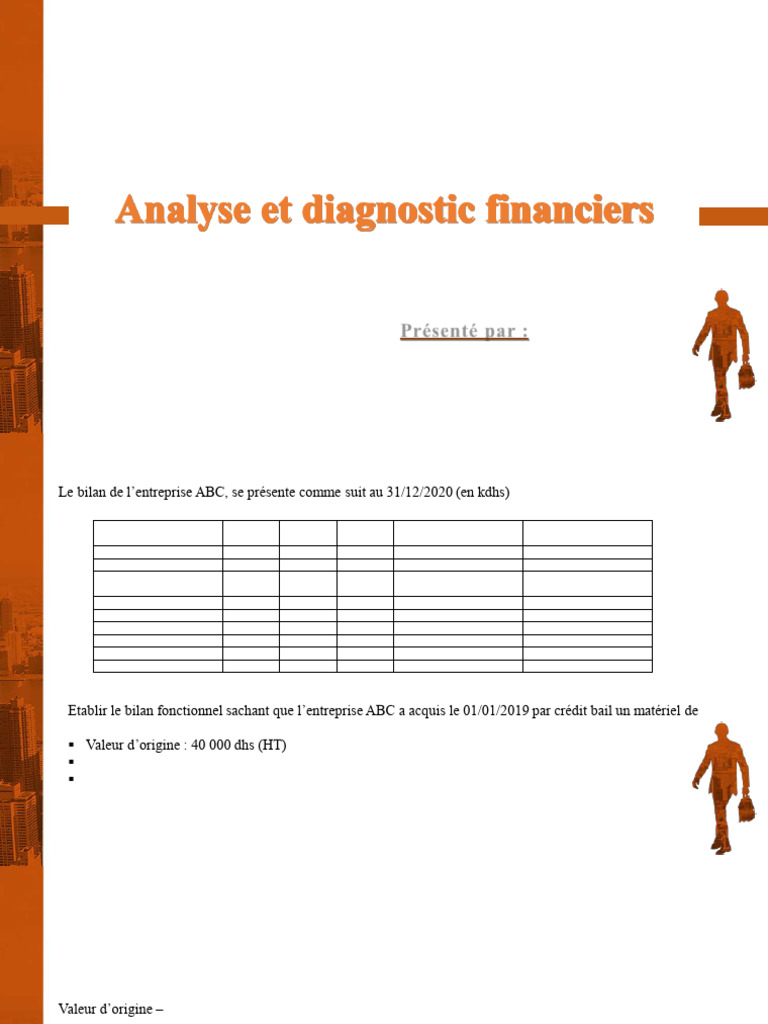 Analyse Du Bilan Et Structure Financiere de L'entreprise | PDF