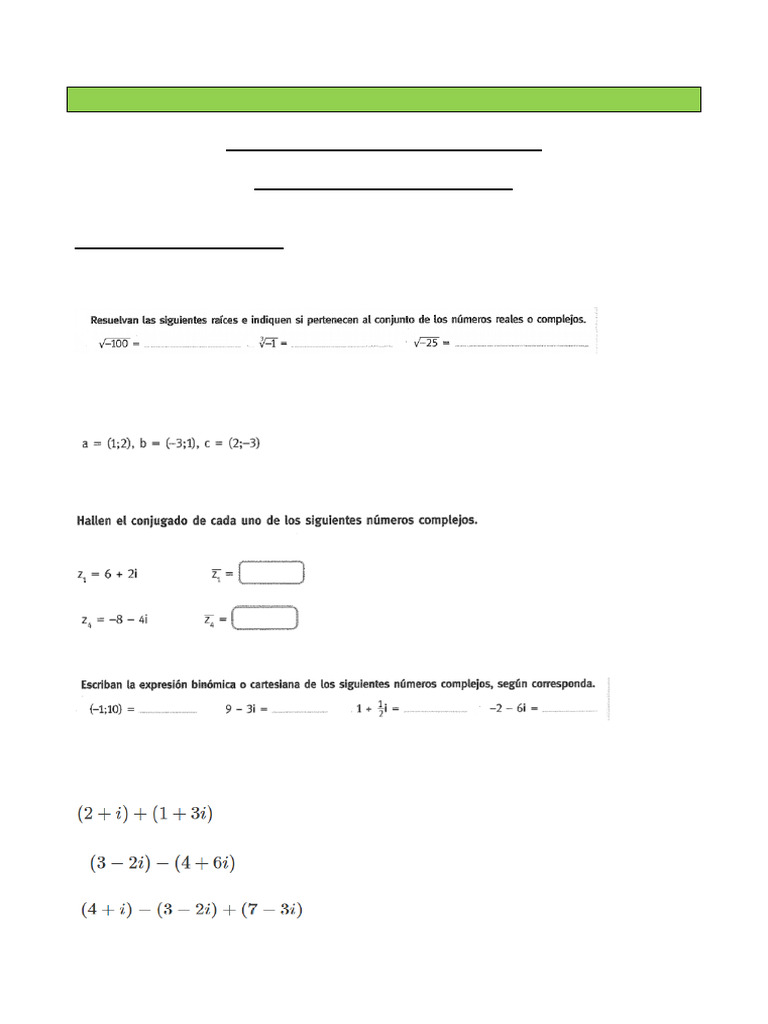 MATEMATICA 6° año - | PDF
