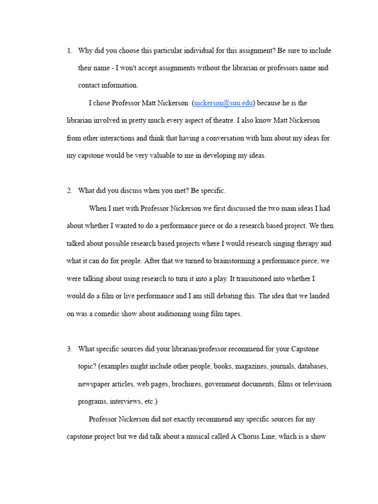 Professor Activity | PDF