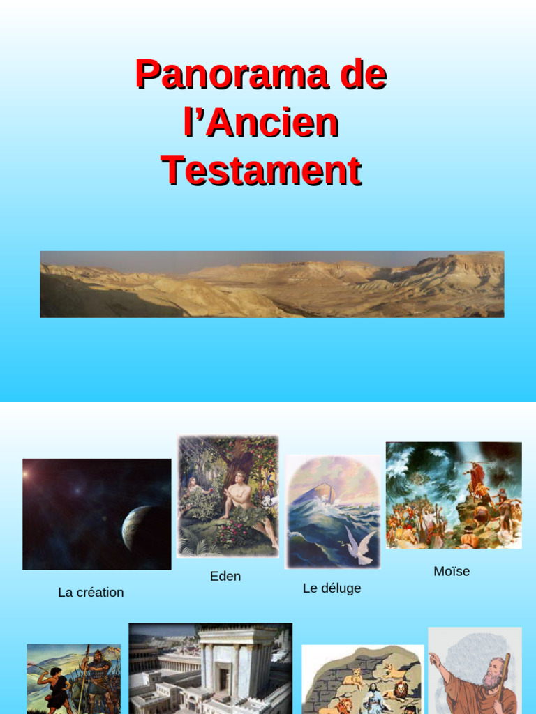 Panorama de L'ancien Testament | PDF