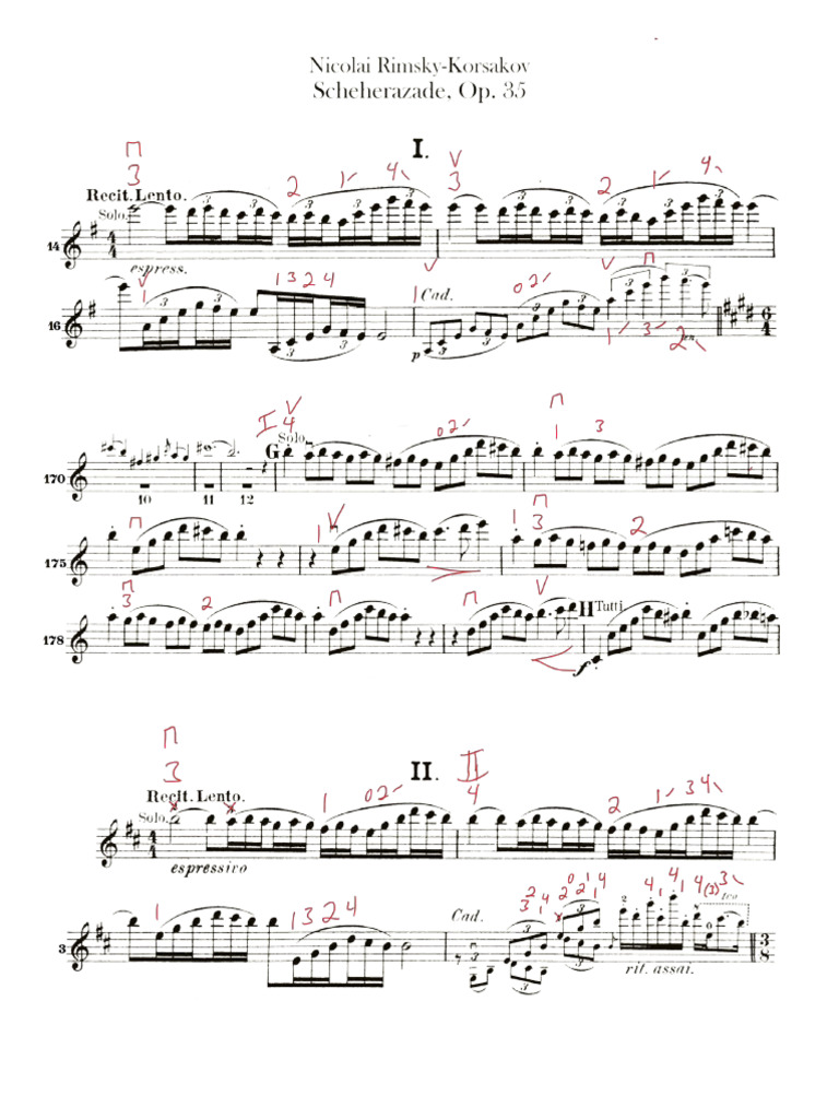 Violin Hero Scheherazade Nathan 2 | PDF