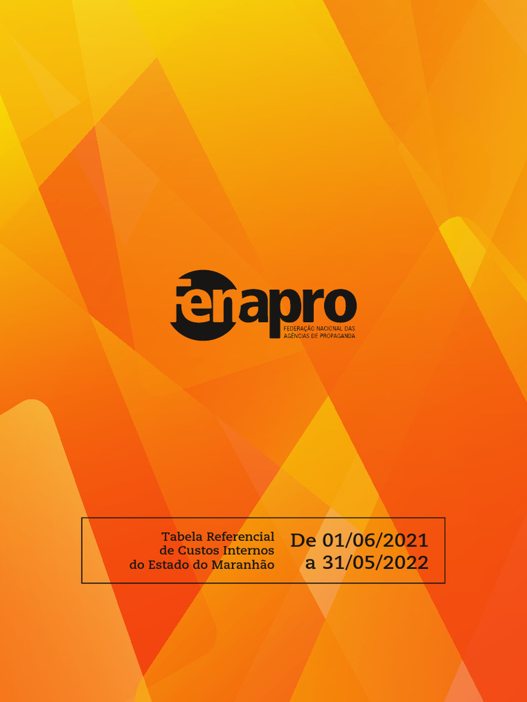 Tabela Referencial Fenapro 2021 2022 v03 | PDF