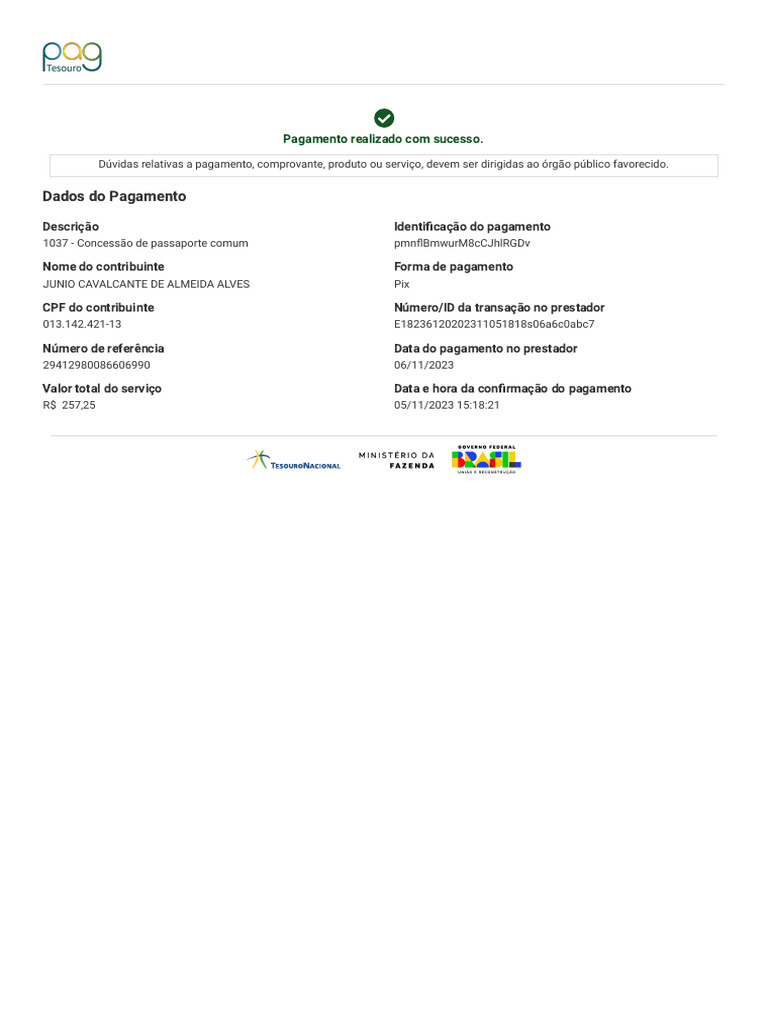 Sinpa SolicitarPassaporte - Do | PDF