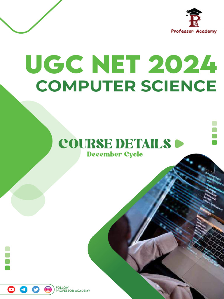 NTA UGC NET CS JRF Computer Science Online Classes December 2024 ...