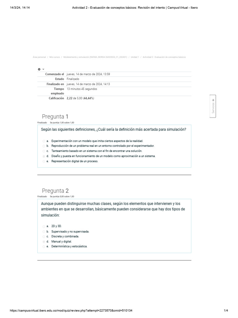 Actividad 2 - Evaluación de Conceptos Básicos - Revisión Del Intento - CampusVirtual - Ibero ...