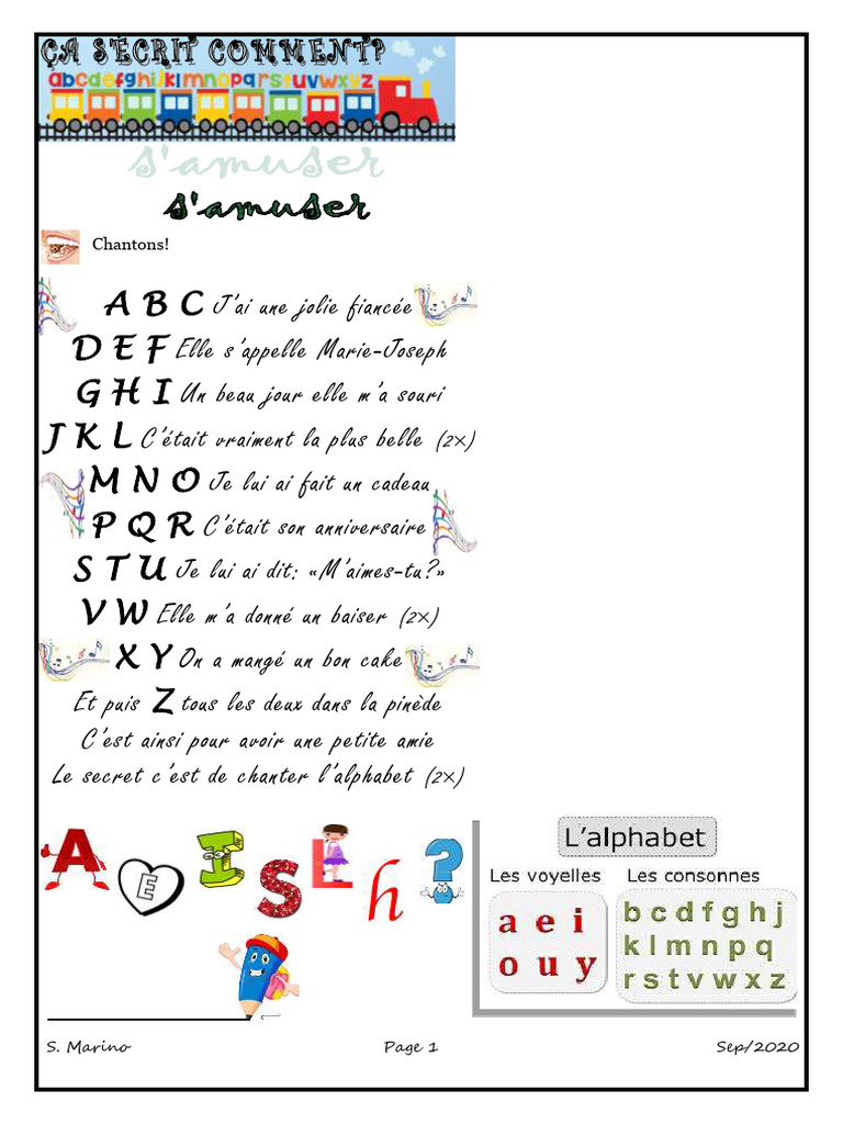 (04-1) L'alphabet, Les Outils Pour Épeler, Les Signes de Ponctuation | PDF