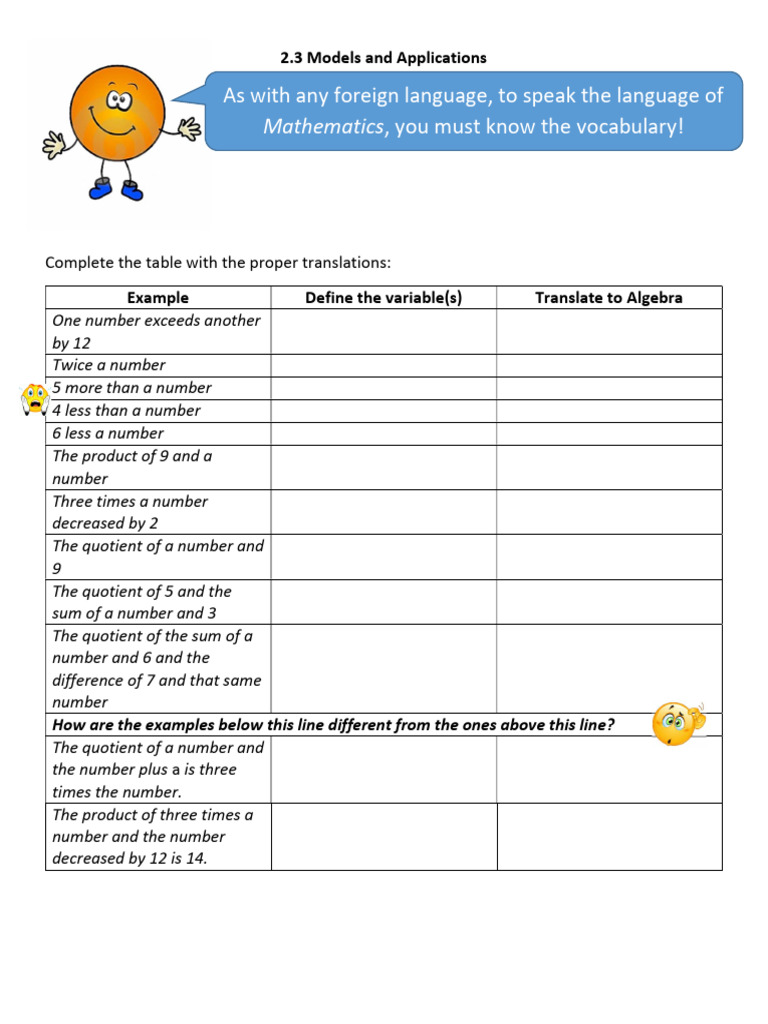 College Algebra 2-3 Models and Applications | PDF