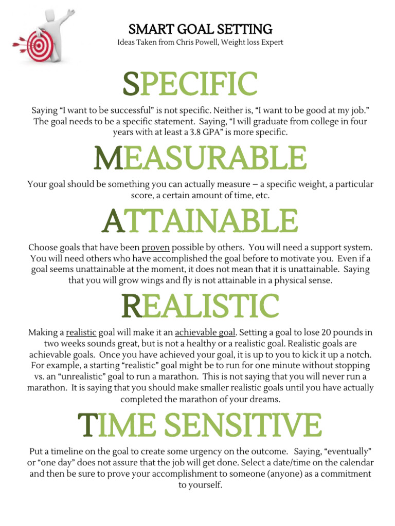 SMART GOAL SETTING | PDF