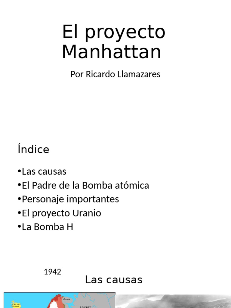 Proyecto Manhattan | PDF