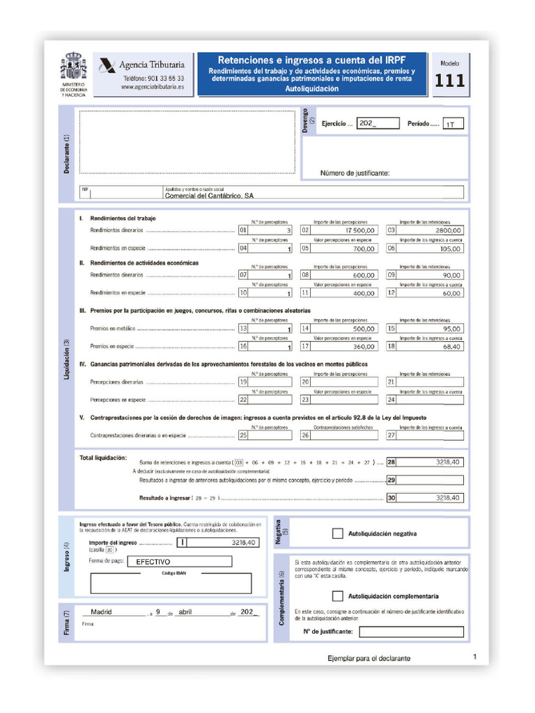 FARFAN-Modelo 111(1) | PDF
