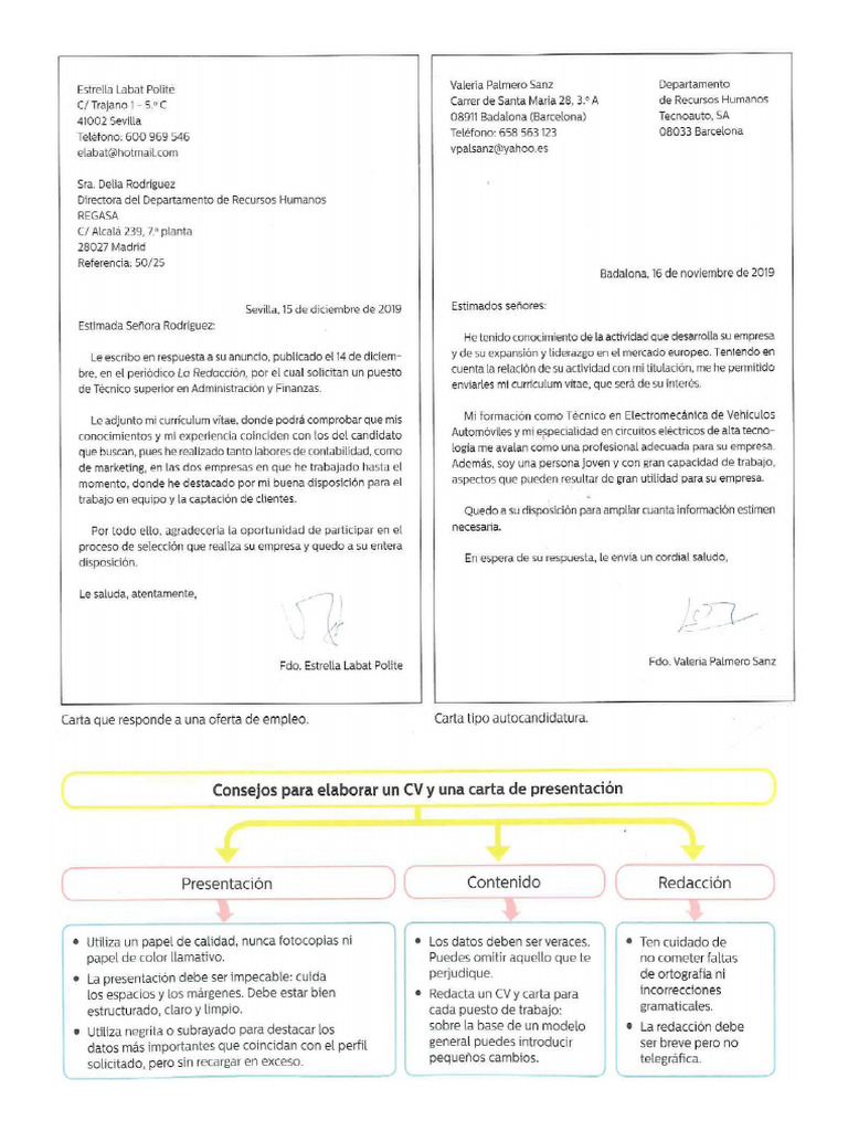 FARFAN-modelo de Carta Presentacion | PDF