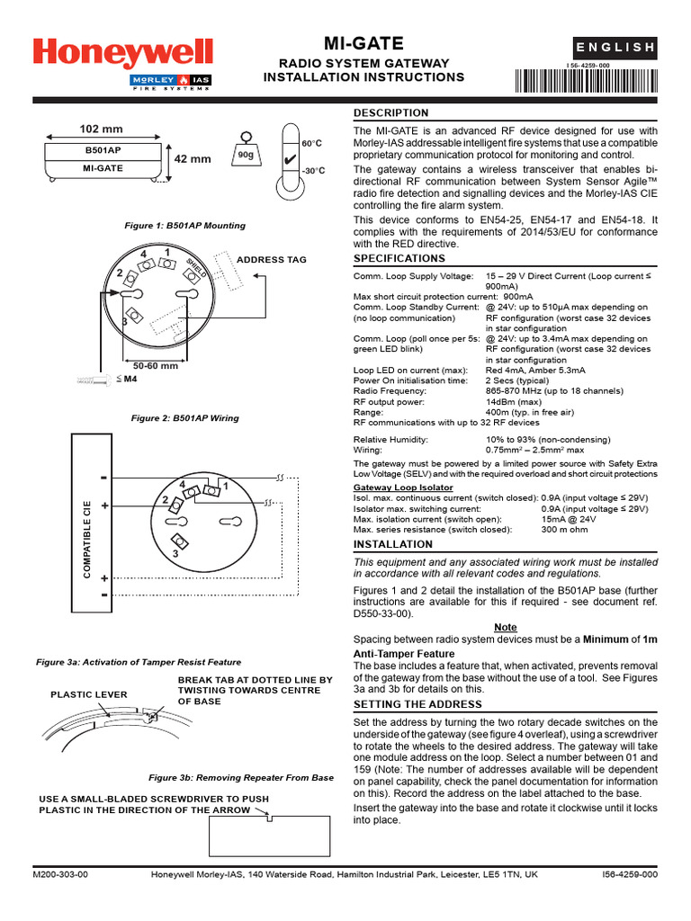 I56 4259 000 MI Gate Gateway | PDF