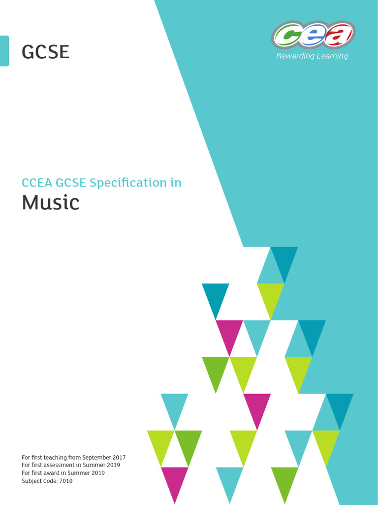 GCSE Music Specification Guide | PDF | Tempo | Musical Compositions