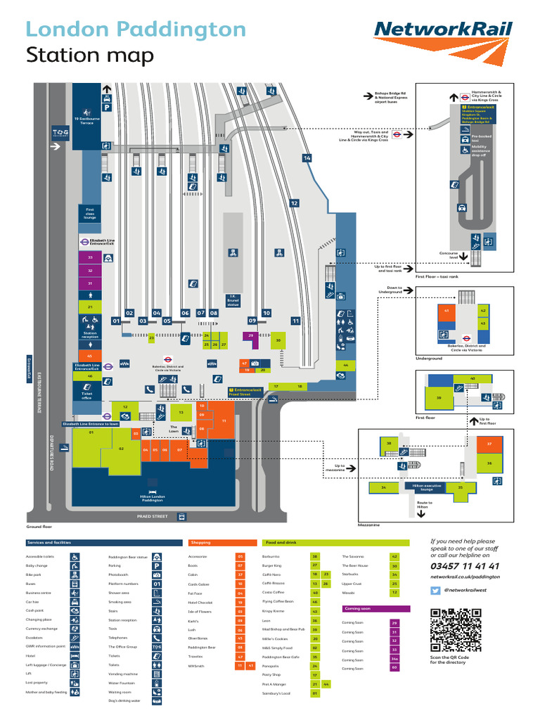 London-Paddington-Station-Map | PDF
