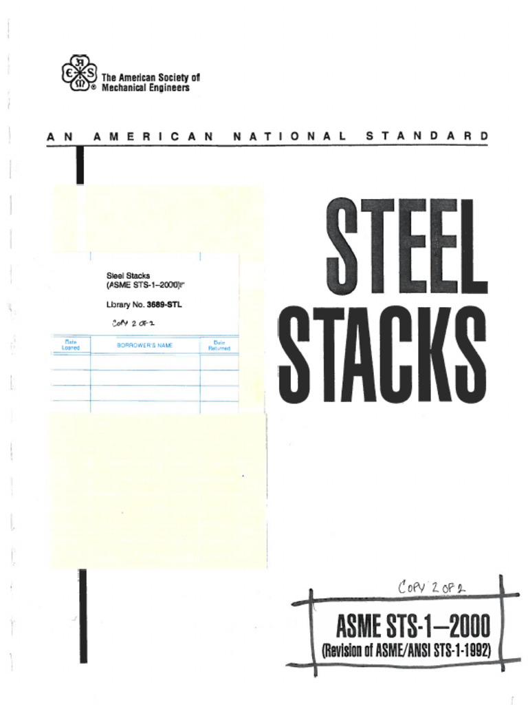 Steel Stack Design ASME 2000 | PDF