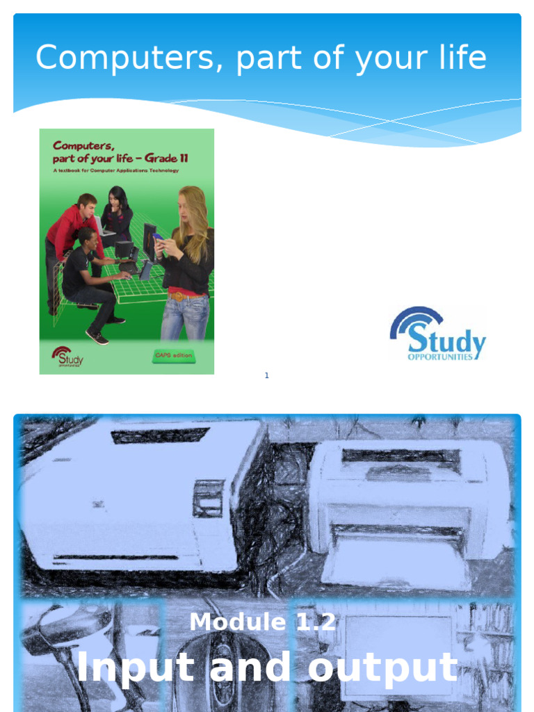 1 - 2 Input and Output | PDF