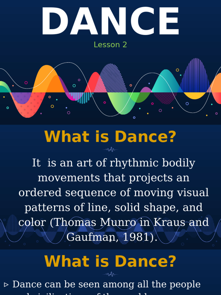 Introduction To Dance | PDF