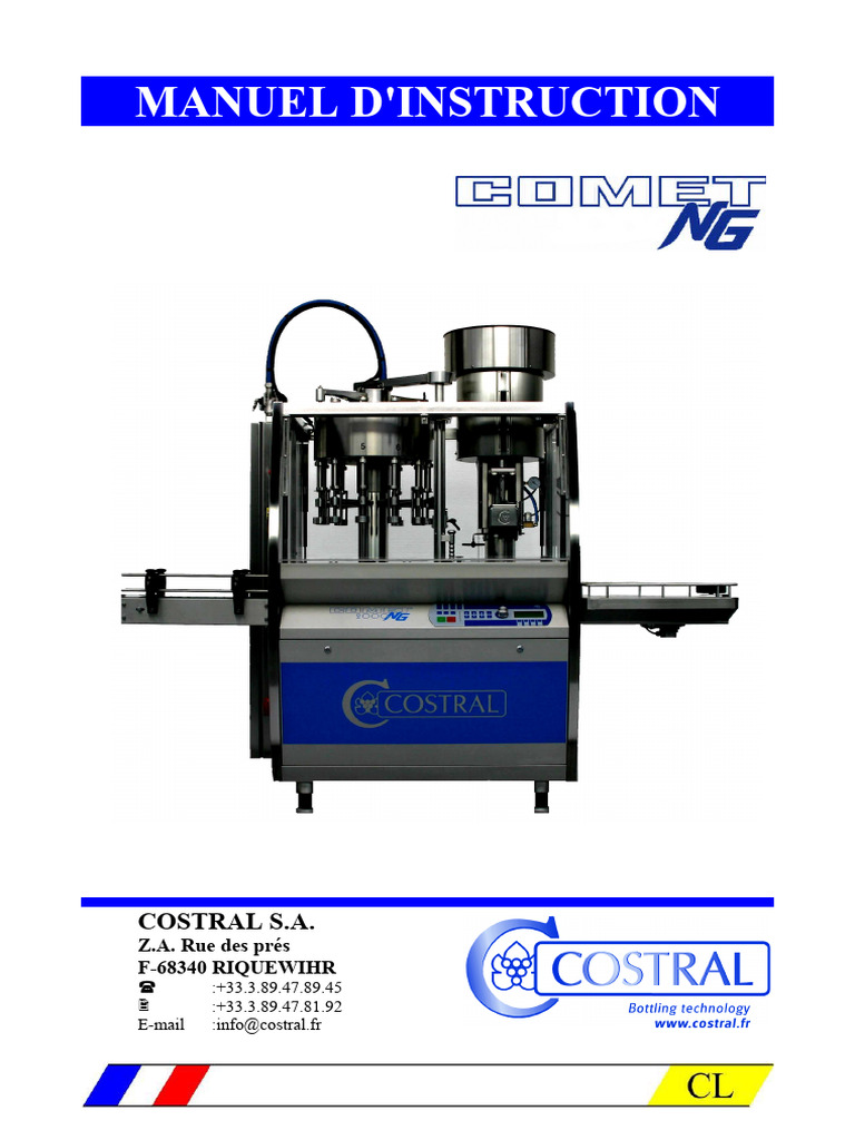 Livret COMET NG+ - Francais | PDF