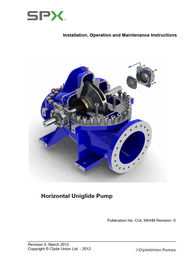 Horizontal Uniglide IOM Manual | PDF