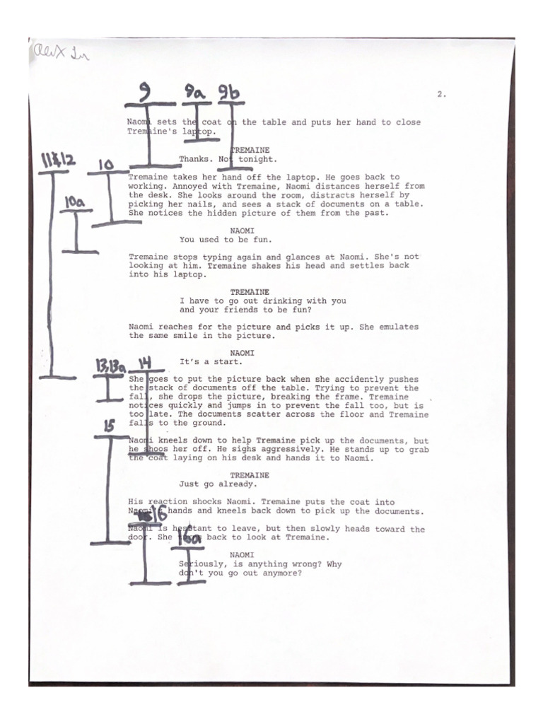 D1 Lined Script 2 | PDF