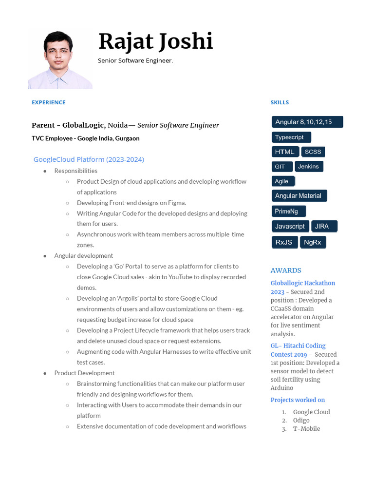 Rajat_Joshi_Resume | PDF