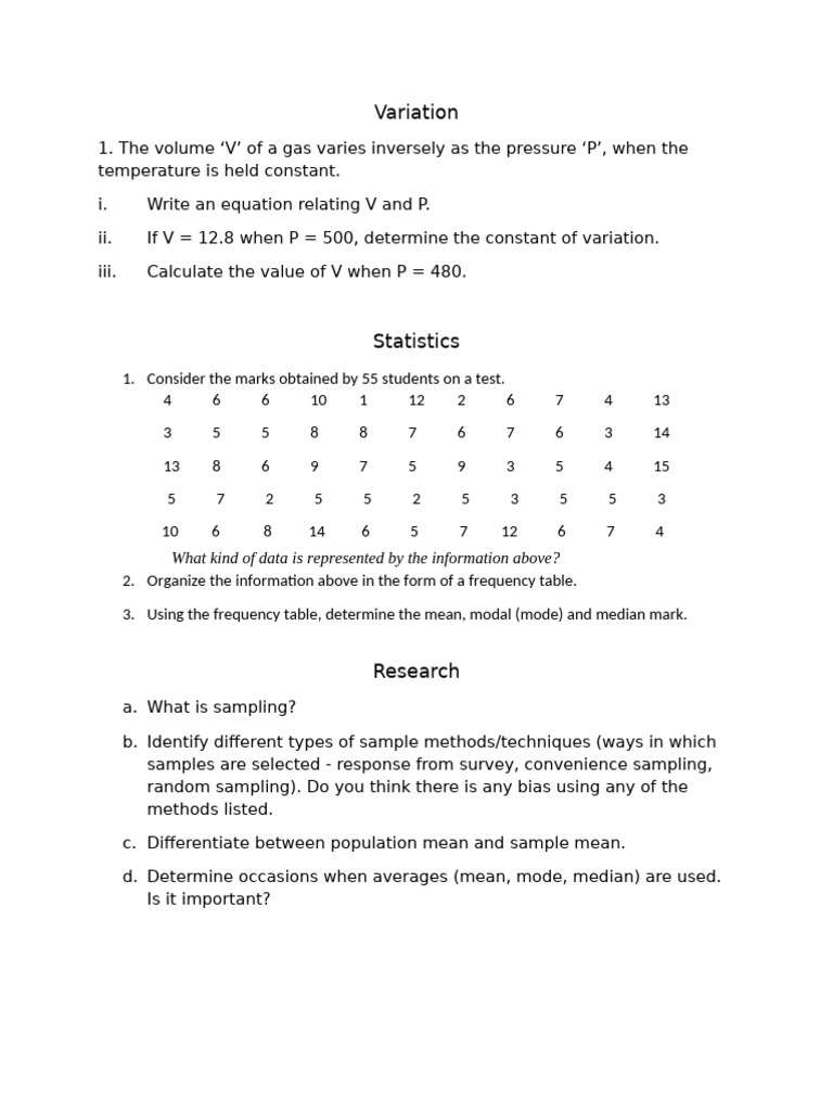 5th Form Homework | PDF