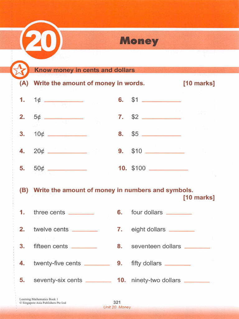 7 Money Exercise | PDF