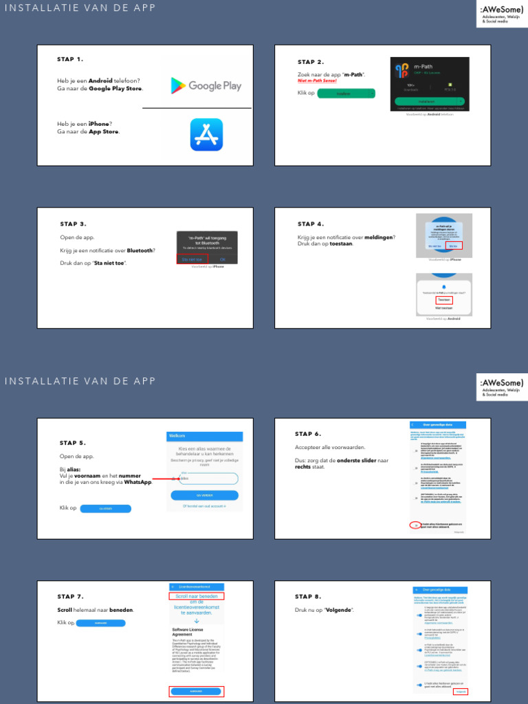 Instructies M-Path | PDF