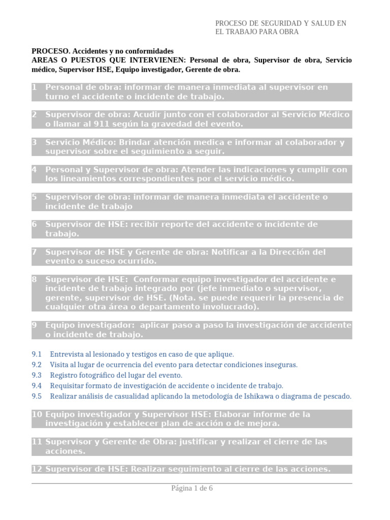 Procesos Hse | PDF | Technology & Engineering