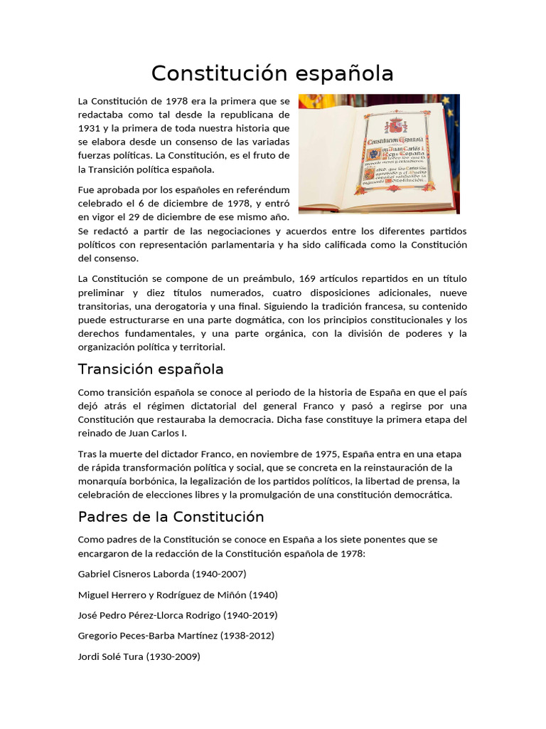 constitución | PDF