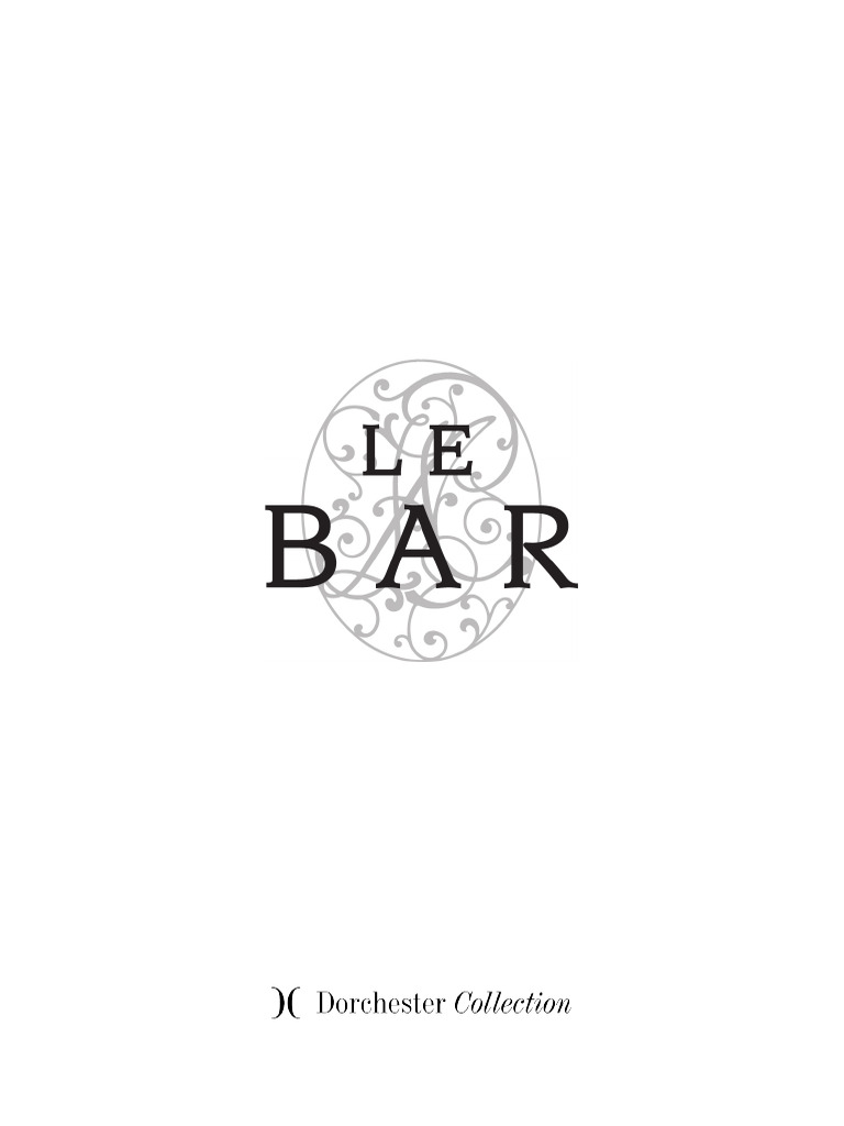 Hôtel Plaza Athénée Le Menu Du Bar 2024 Pop Up MHD | PDF