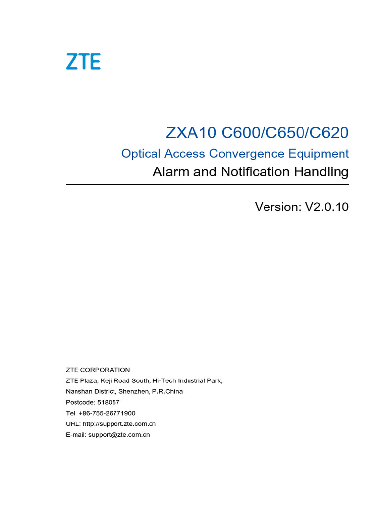 SJ 20230719162004 016 ZXA10 C600&C650&C620 V2 0 10 Optical Access | PDF