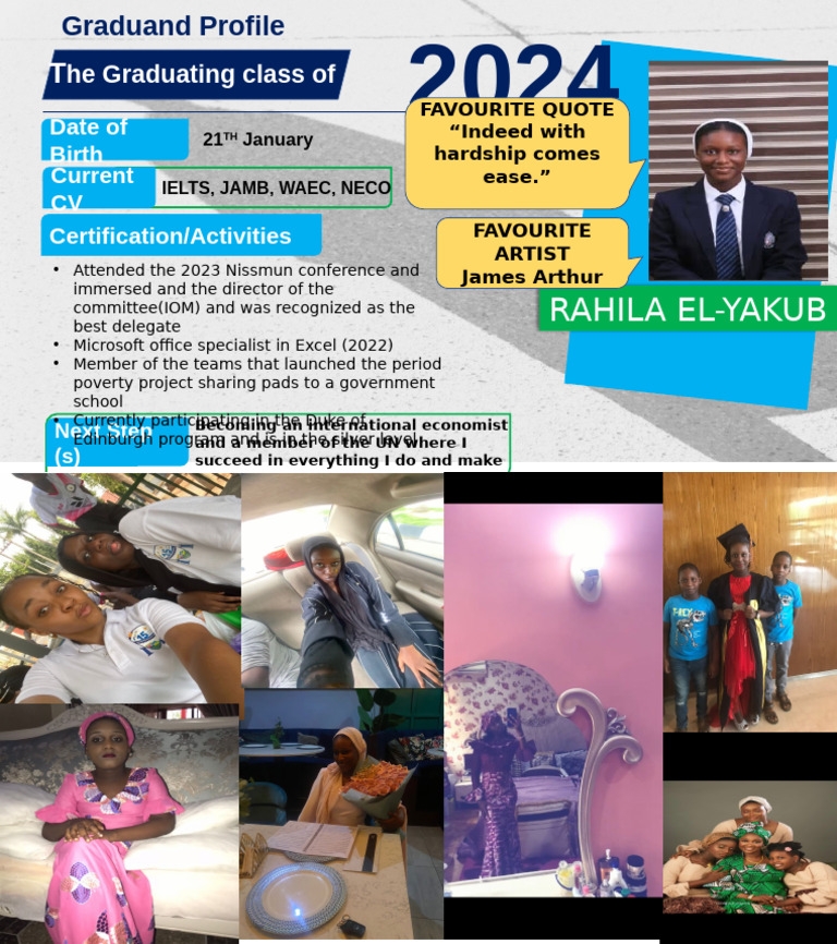 Rahila's Graduand Profile | PDF
