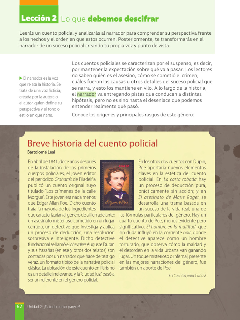 8° Guía Comprensión Detective | PDF