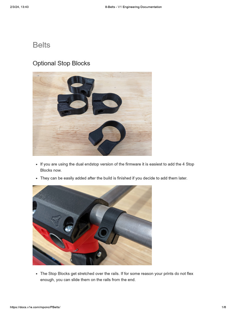 8-Belts - V1 Engineering Documentation | PDF