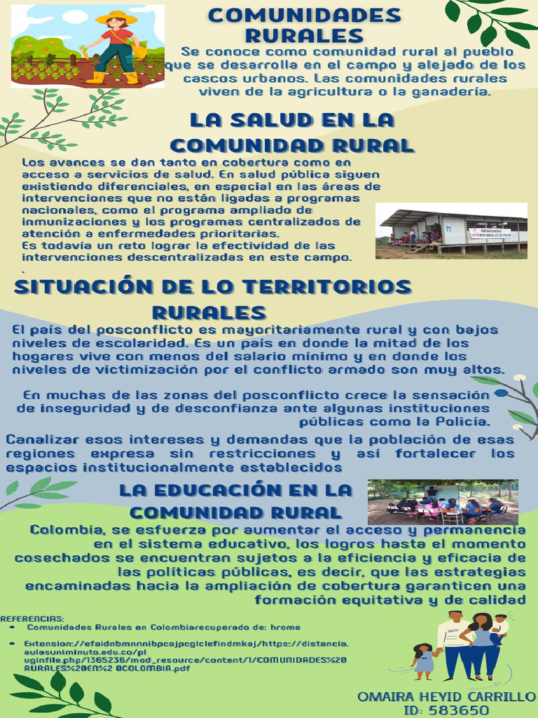 Infografía Comunidades Rurales | PDF
