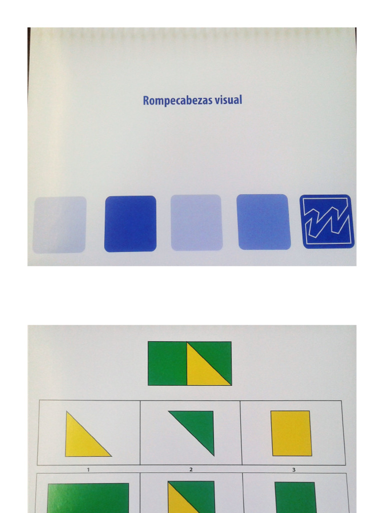 WAIS-IV Rompecabezas Visual 29 | PDF