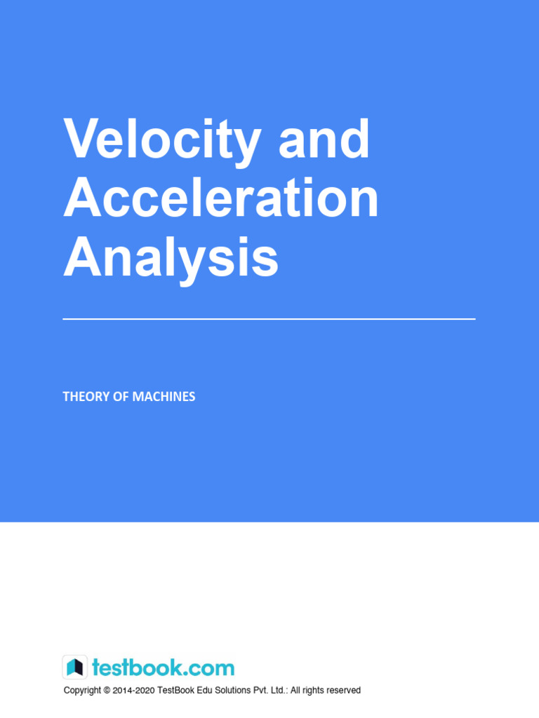 Velocity_and_Acceleration_Analysis_-_Study_Notes | PDF