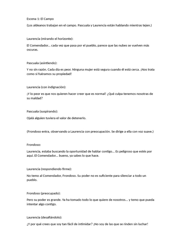 Escena de Teatro de Comu | PDF