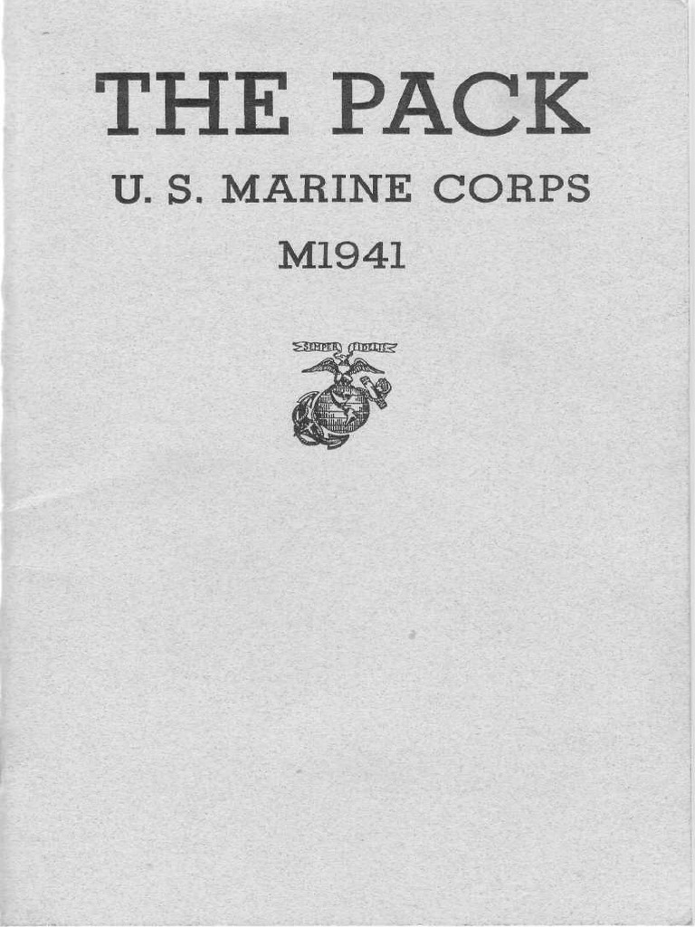USMC The Pack M1941 camo | PDF
