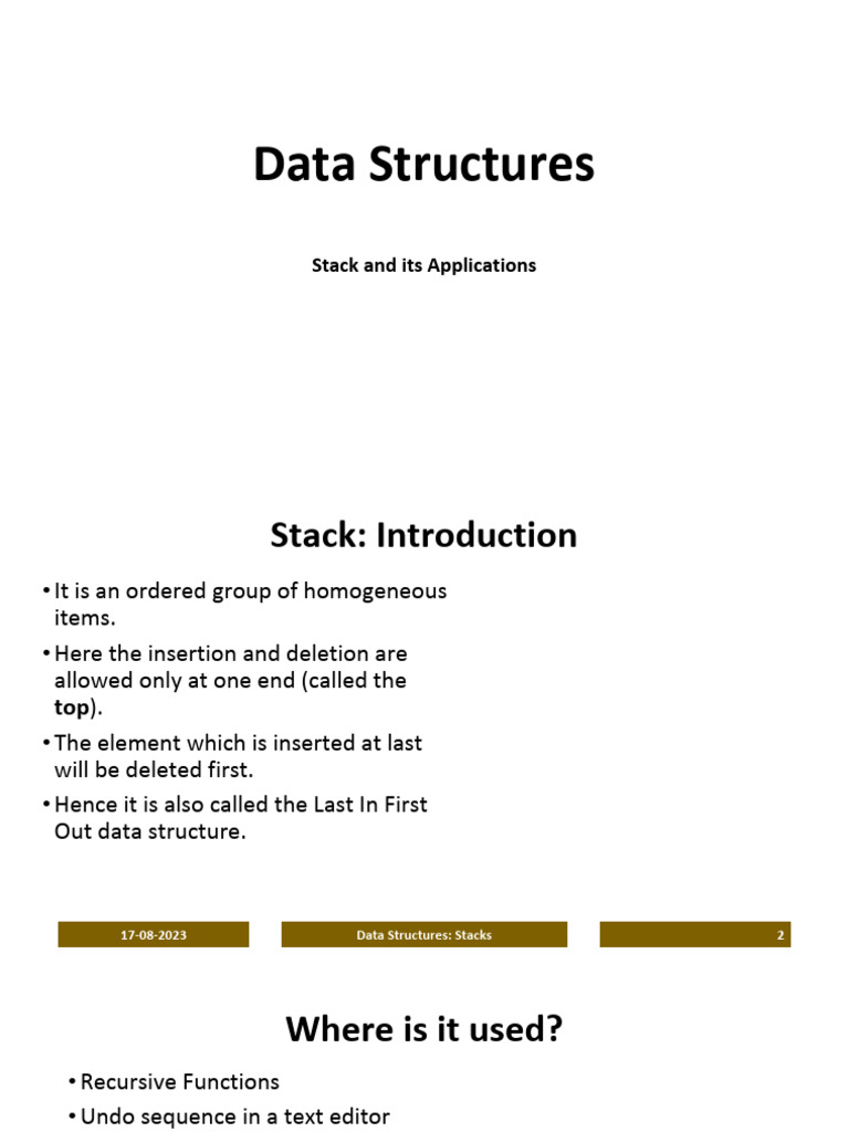 Stack | PDF
