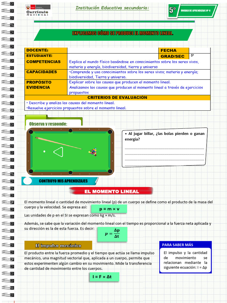 D 5º Act 4 Cyt Und 4 | PDF