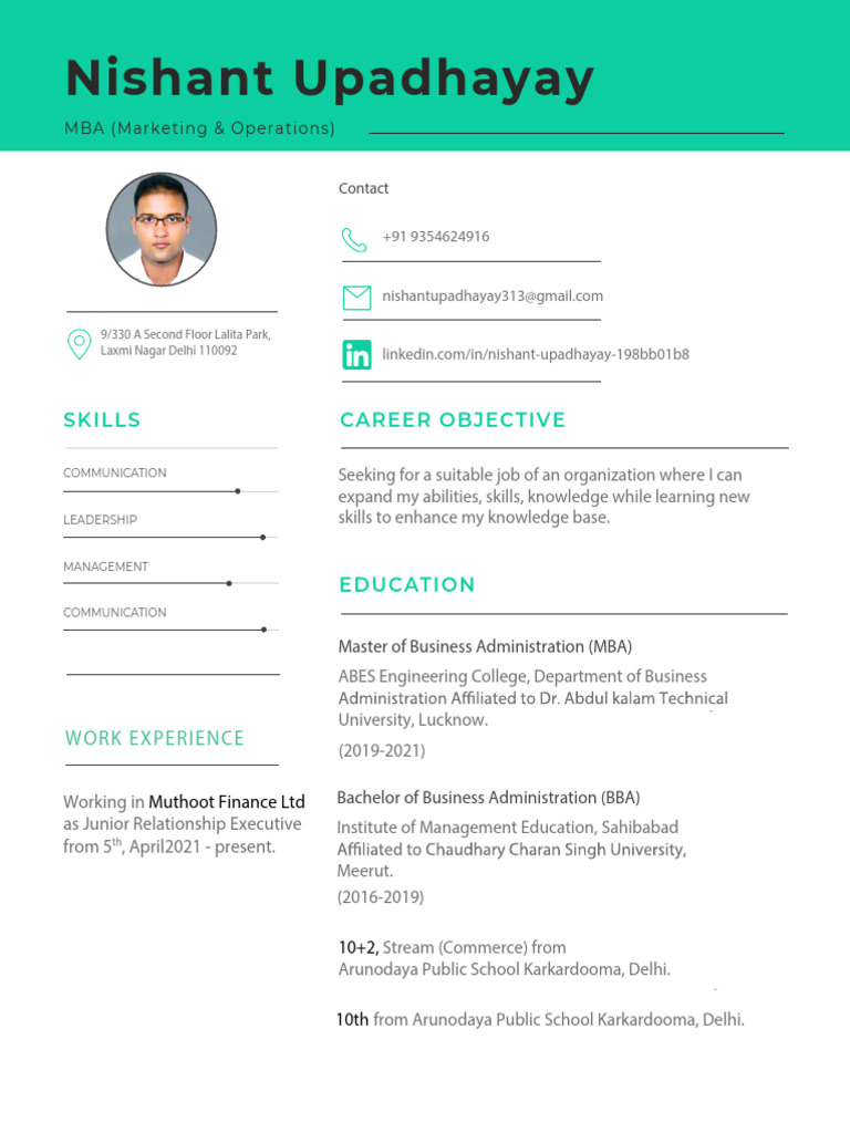 Nishant CV | PDF