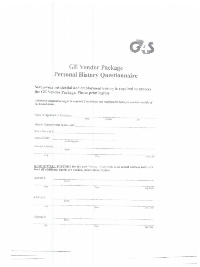 GE Background Consent Forms | PDF