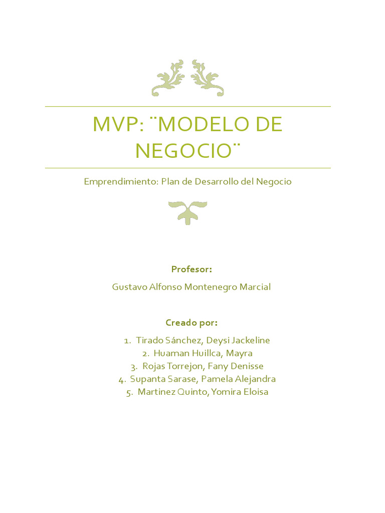 Emprendimiento Proyecto General | PDF